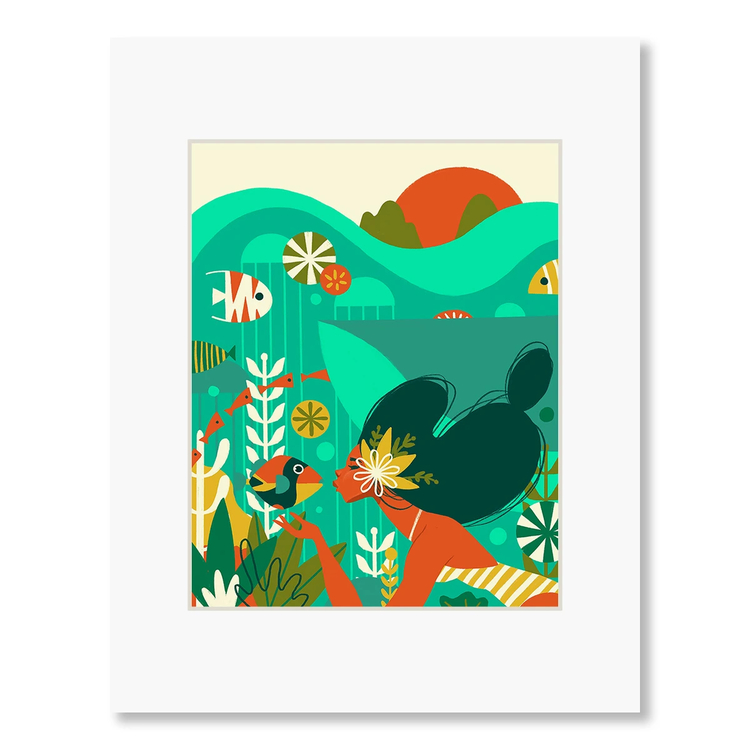 LANIKAI DIVER / Punky Aloha（パンキーアロハ）のMatted Prints通販 | GREENROOM GALLERY