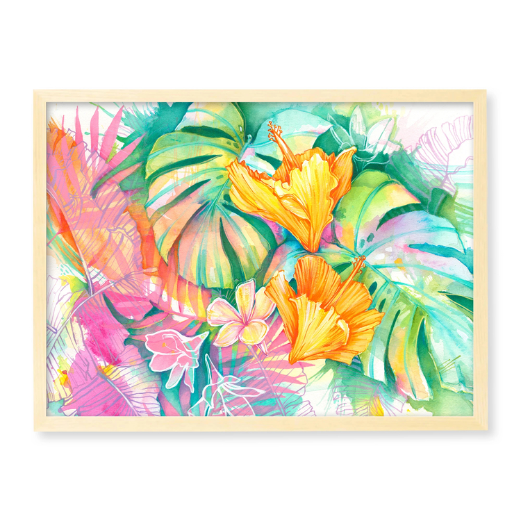 [FRAMED]MONSTERA RAINBOW / Lauren Roth（ローレンロス）のFrame Set通販 | GREENROOM ...